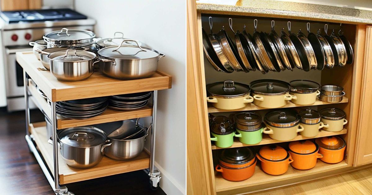 23 Simple and Smart Pot and Pan Storage Ideas