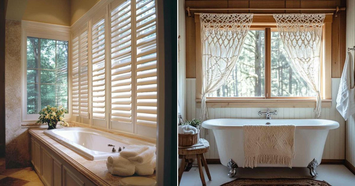 25 Bathroom Window Privacy Ideas That Are Stylish & Practical