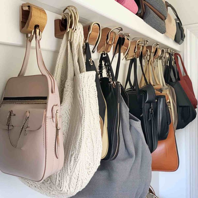 20 Easy Purse Storage Ideas to Keep Your Bags Organized!