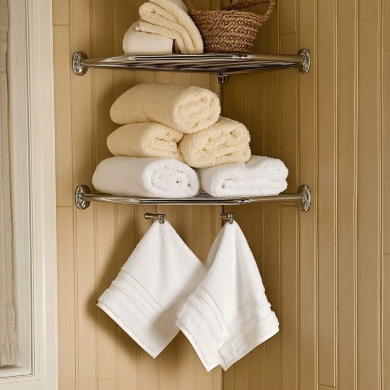 20 Best Bathroom Towel Rack Ideas to Organize Your Space