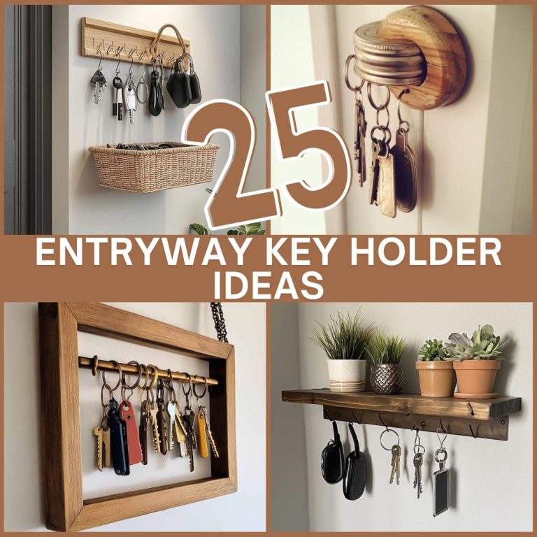 25 Creative Entryway Key Holder Ideas to Keep Your Keys Organized