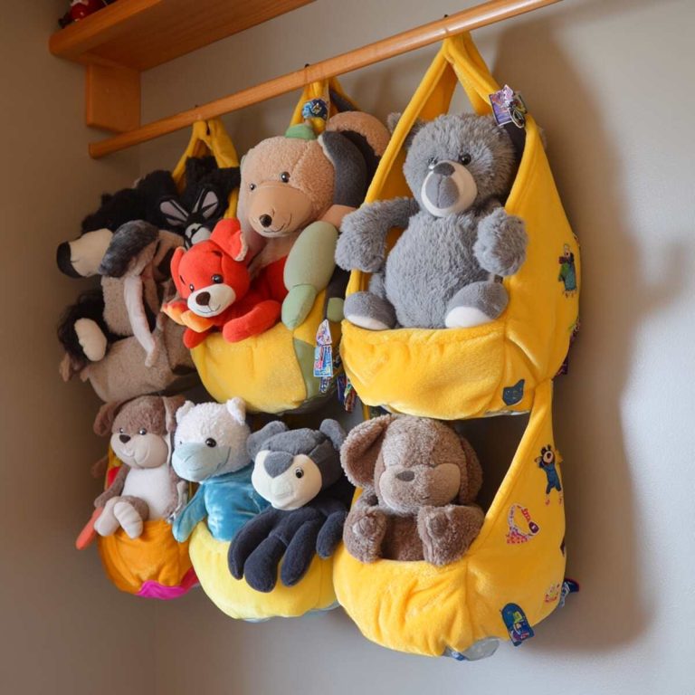 21 Simple Stuffed Animal Storage Ideas That Kids Will Love