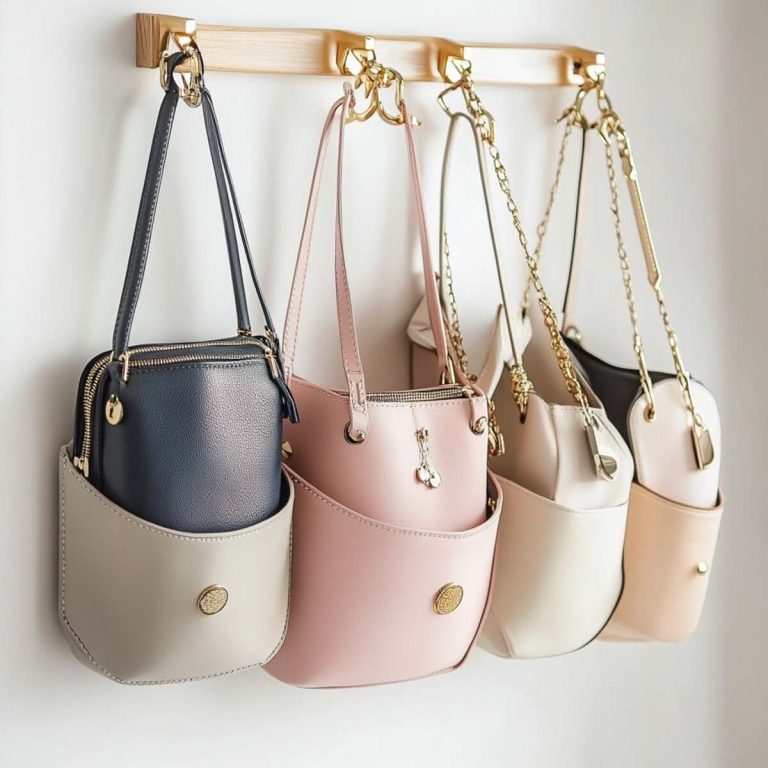 20 Easy Purse Storage Ideas to Keep Your Bags Organized!