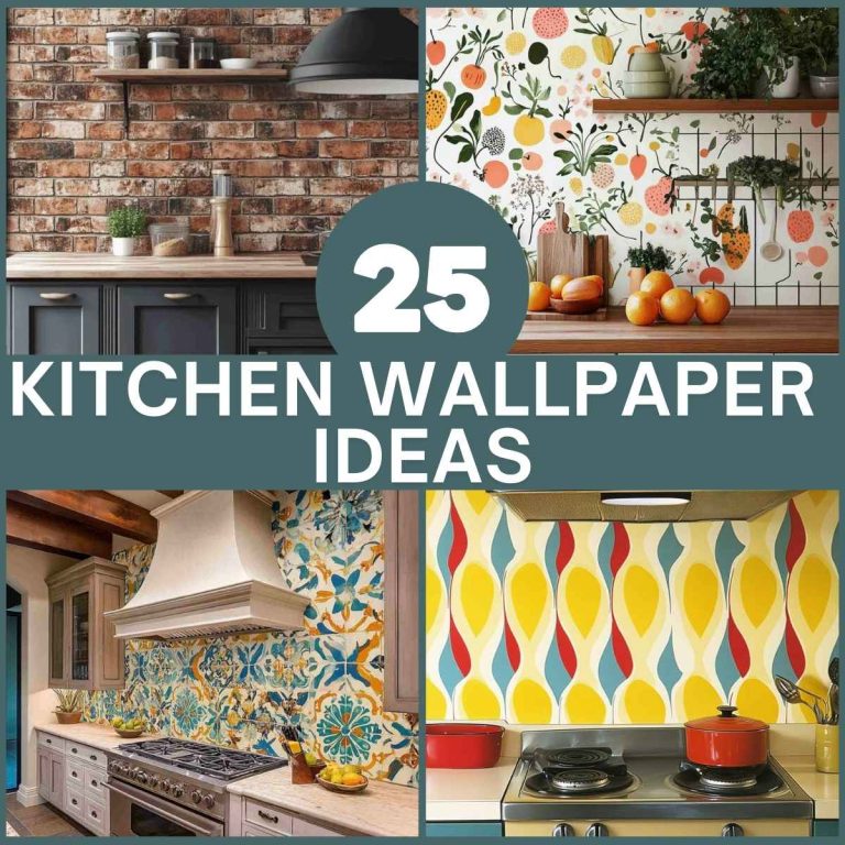25 Best Kitchen Wallpaper Ideas to Elevate Your Space!