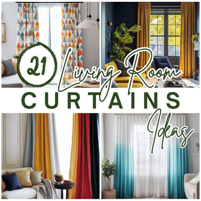 21 Stylish Living Room Curtains Ideas for a Fresh Look