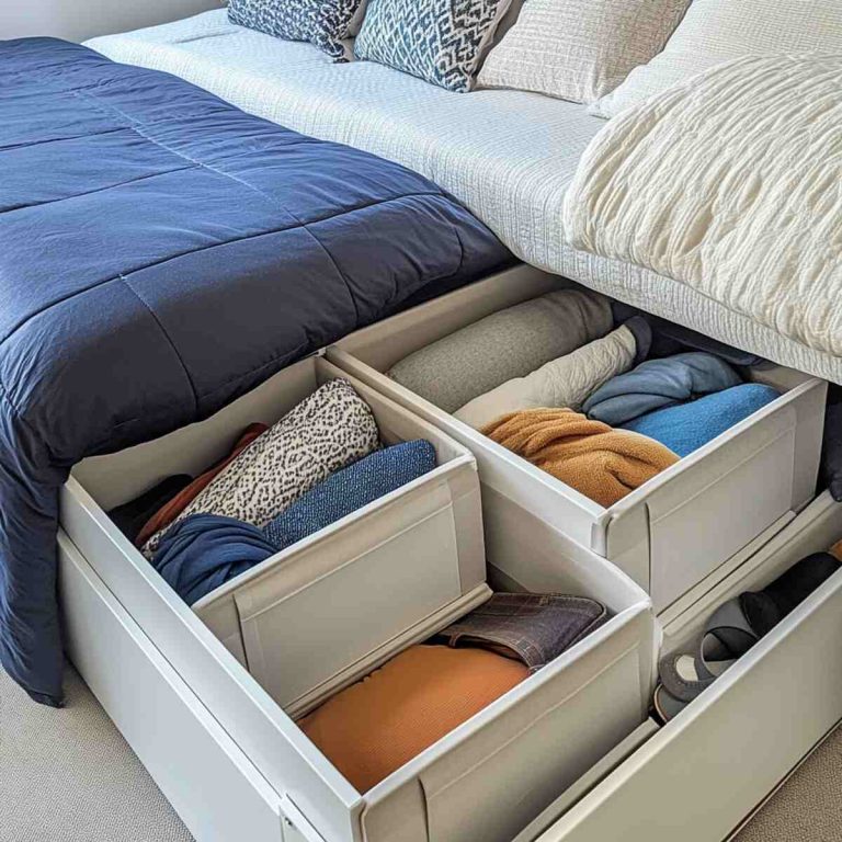 20 Brilliant Under Bed Storage Ideas to Help You Stay Organized