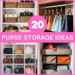 20 Easy Purse Storage Ideas to Keep Your Bags Organized!