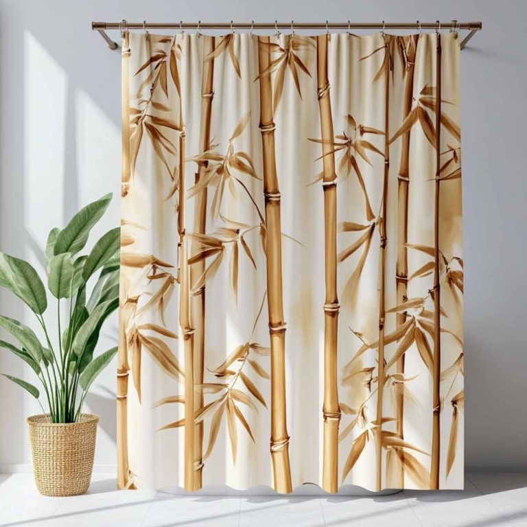 20 Small Bathroom Shower Curtain Ideas That Maximize Space