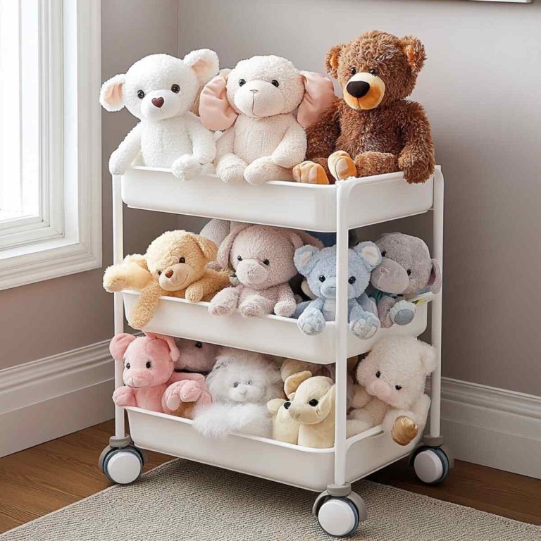 21 Simple Stuffed Animal Storage Ideas That Kids Will Love