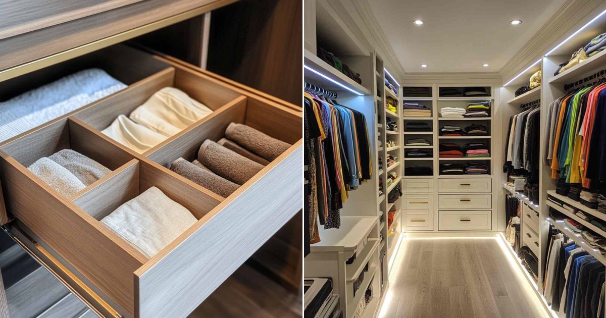 21 Simple Walk In Closet Organization Ideas You’ll Love