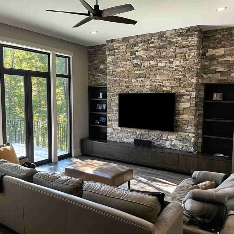 25 Living Room TV Wall Ideas You’ll Love! - Happy Home Hour