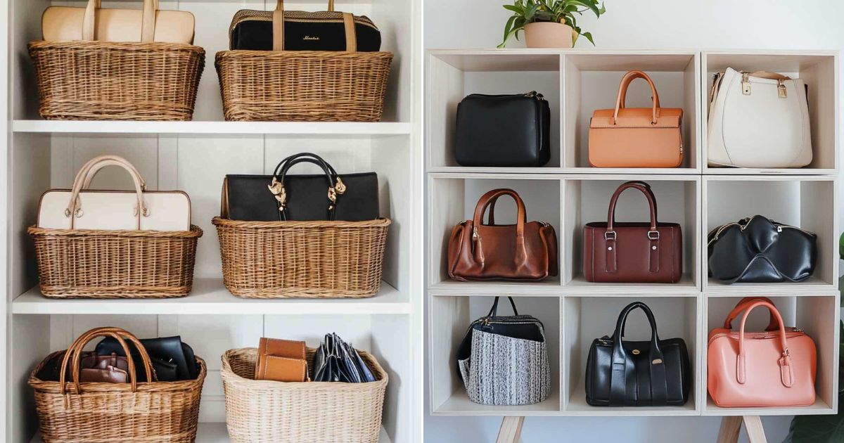 20 Easy Purse Storage Ideas to Keep Your Bags Organized!