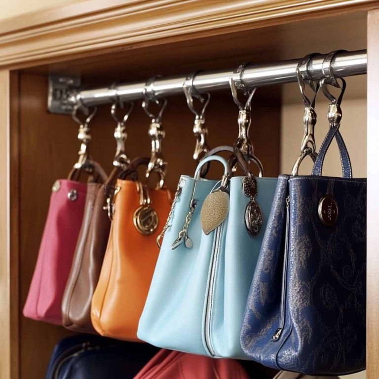 20 Easy Purse Storage Ideas to Keep Your Bags Organized!