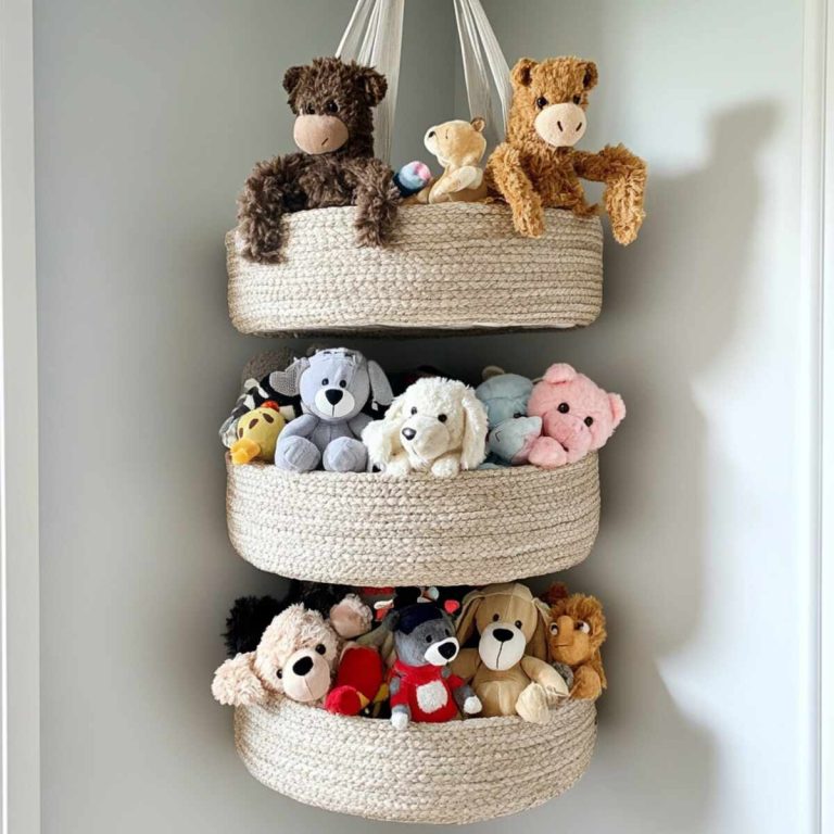 21 Simple Stuffed Animal Storage Ideas That Kids Will Love