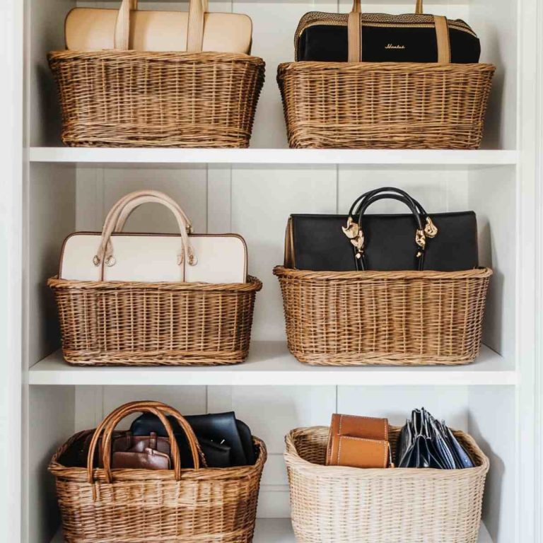 20 Easy Purse Storage Ideas to Keep Your Bags Organized!