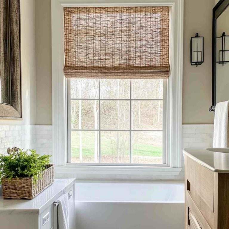 25 Bathroom Window Privacy Ideas That Are Stylish & Practical