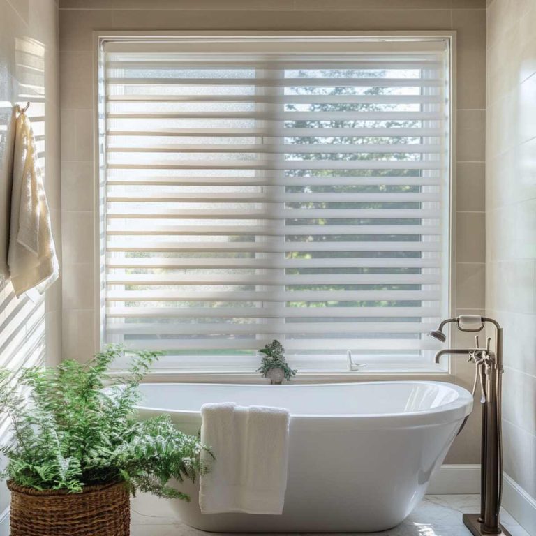 25 Bathroom Window Privacy Ideas That Are Stylish & Practical