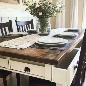 20 Must-Try Farmhouse Dining Room Table Ideas