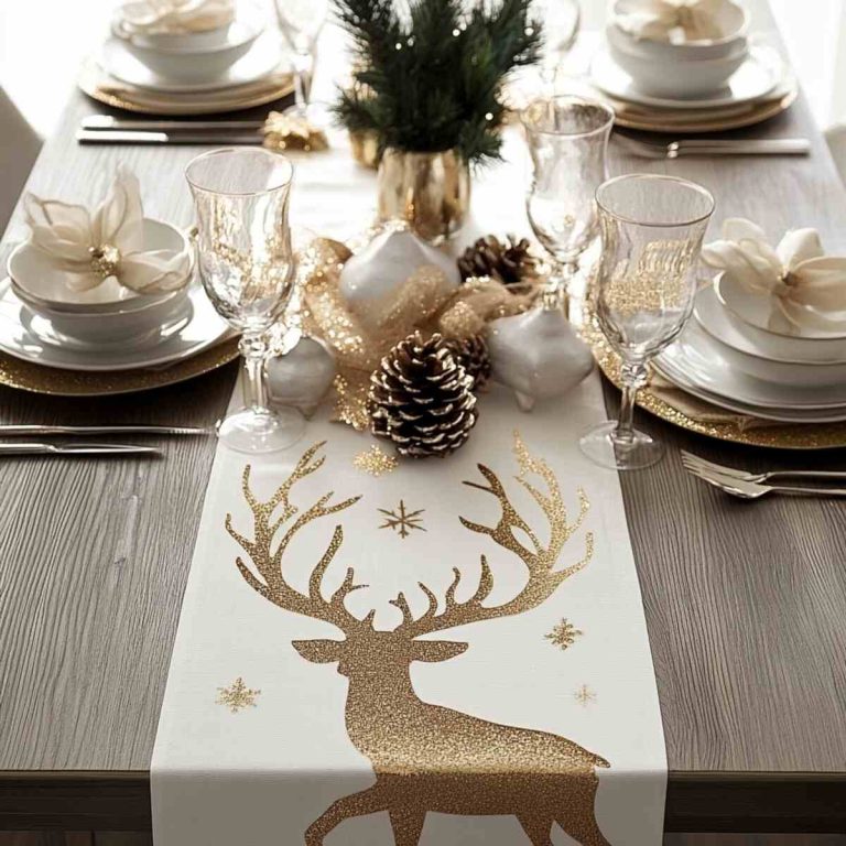 21 Christmas Table Runner Ideas for a Festive Holiday Table