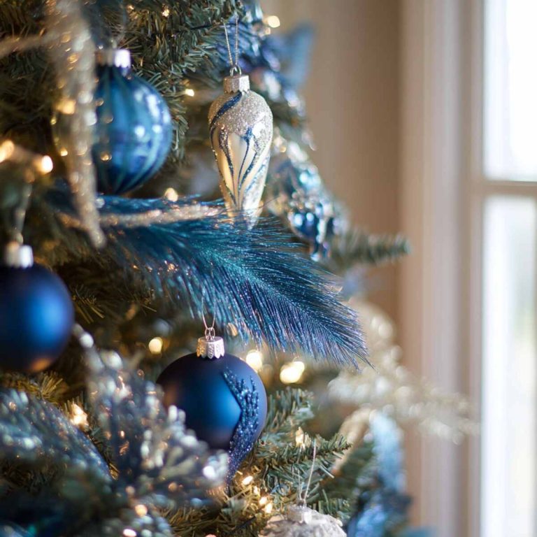 25 Stunning Blue Christmas Tree Decoration Ideas That Will Wow Your Guests