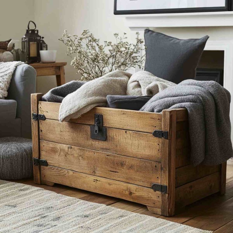 21 Genius Living Room Blanket Storage Ideas to Keep Your Space Cozy and ...