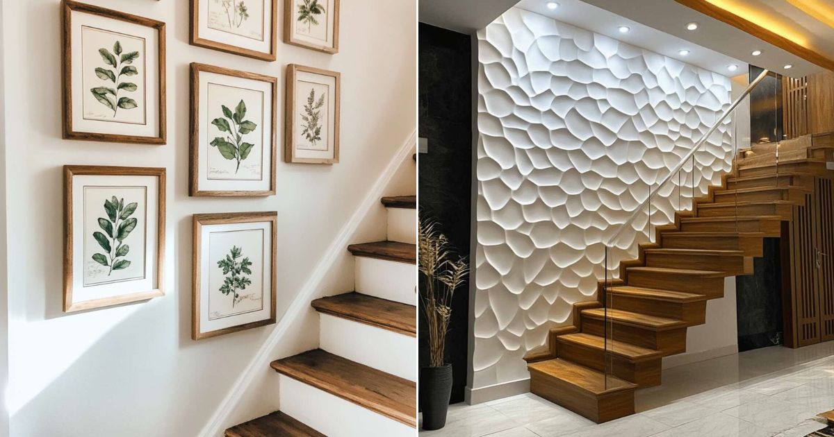 23 Unique Stairs Wall Decor Ideas for a Stunning Home Makeover