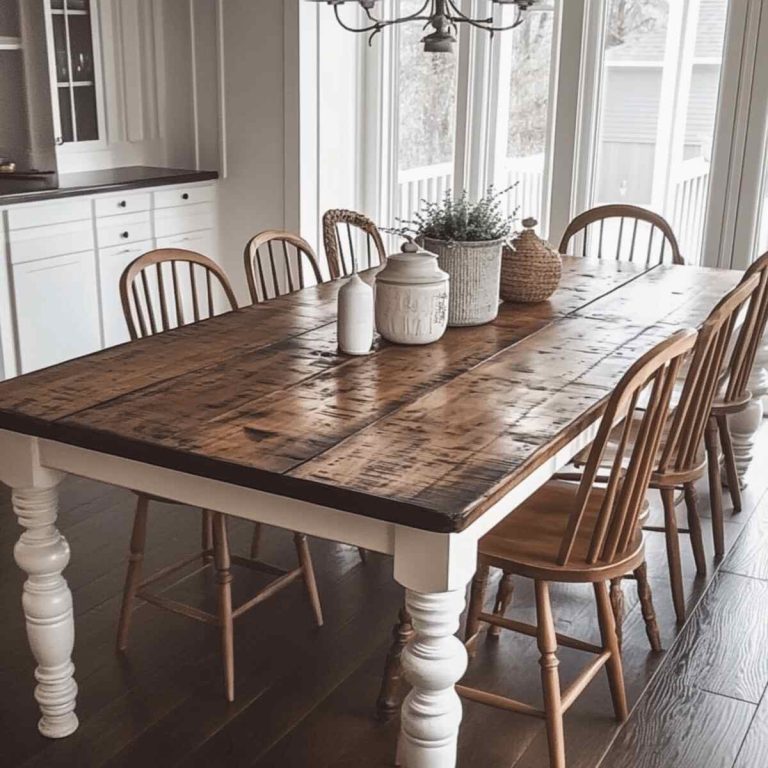 20 Must-Try Farmhouse Dining Room Table Ideas
