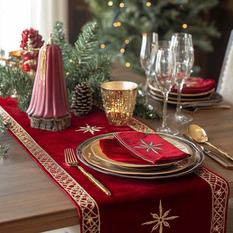 21 Christmas Table Runner Ideas for a Festive Holiday Table