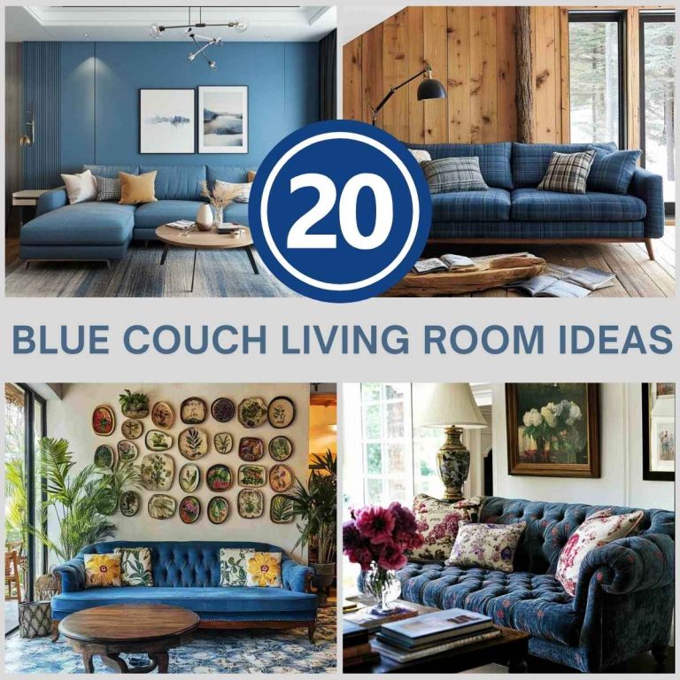 20 Blue Couch Living Room Ideas for a Stunning Home Makeover
