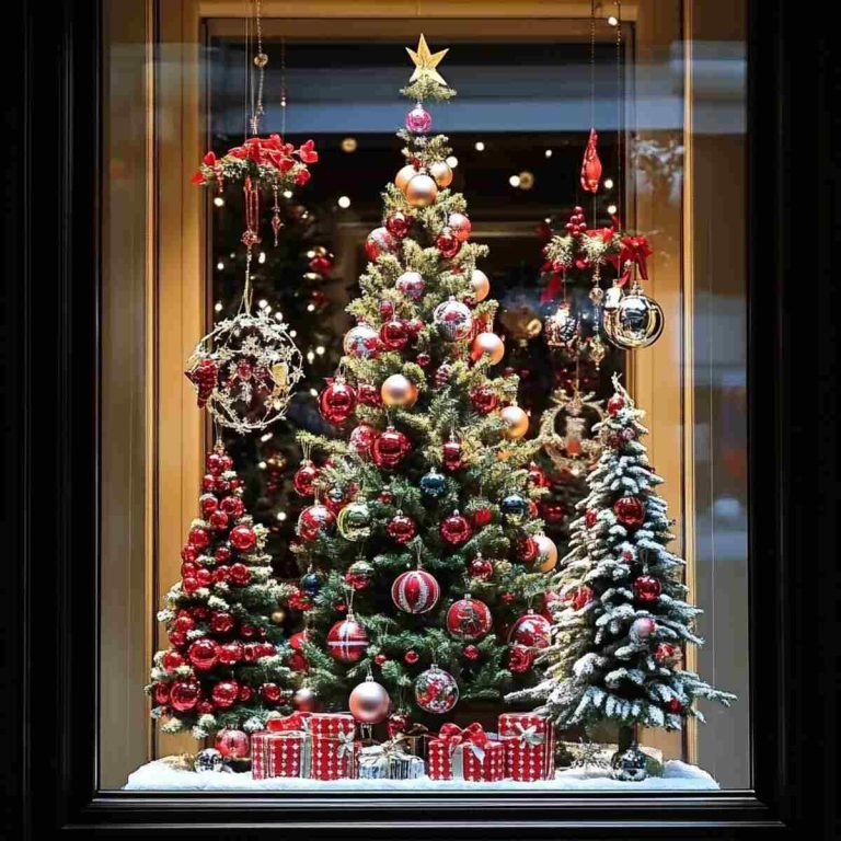 23 Magical Christmas Window Ideas to Light Up Your Holidays