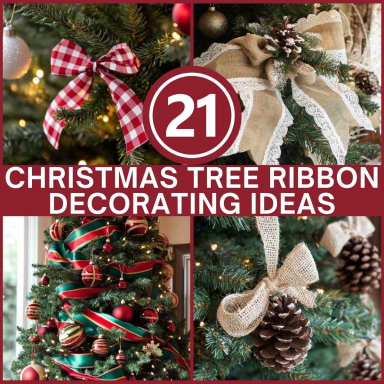 21 Unique Tree Ribbon Decorating Ideas to Dress Up Your Christmas Tree