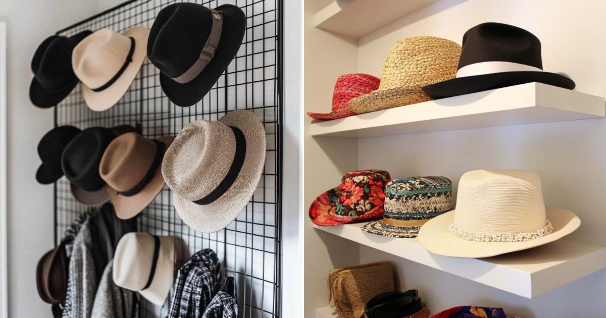 21 Clever Hat Storage Ideas to Keep Your Hats Organized