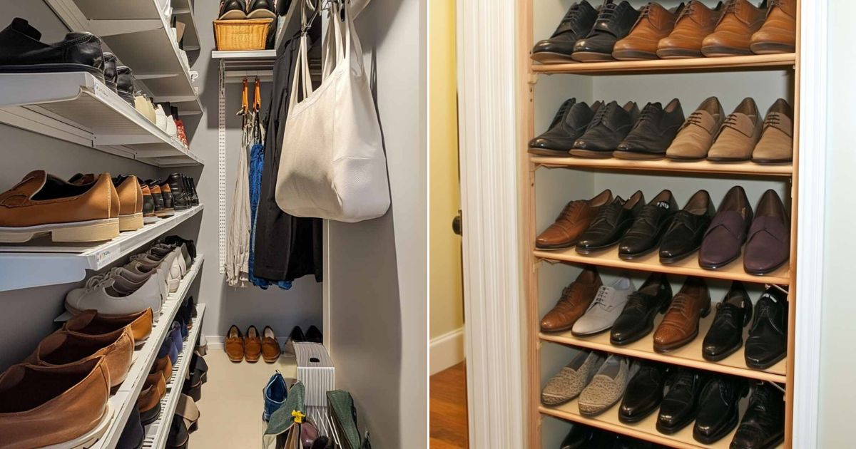 21 Space-Saving Shoe Organization Ideas for Small Closets