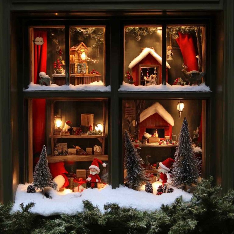 23 Magical Christmas Window Ideas to Light Up Your Holidays
