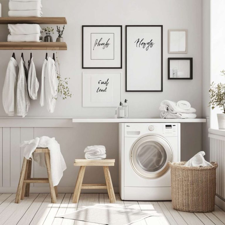 21 Inspiring Laundry Room Wall Decor Ideas