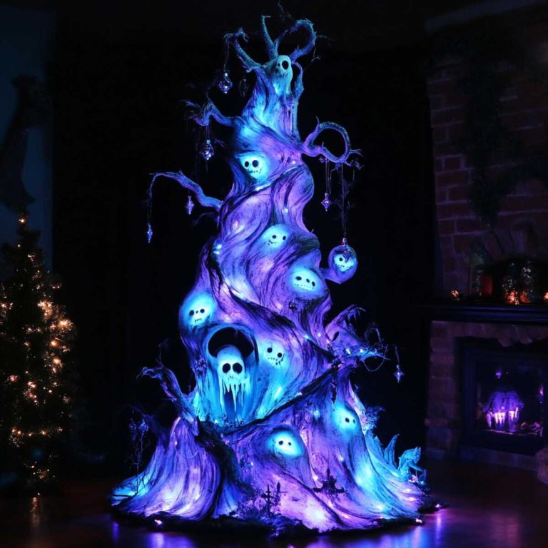 25 Nightmare Before Christmas Tree Ideas for a Spooky Holiday Season