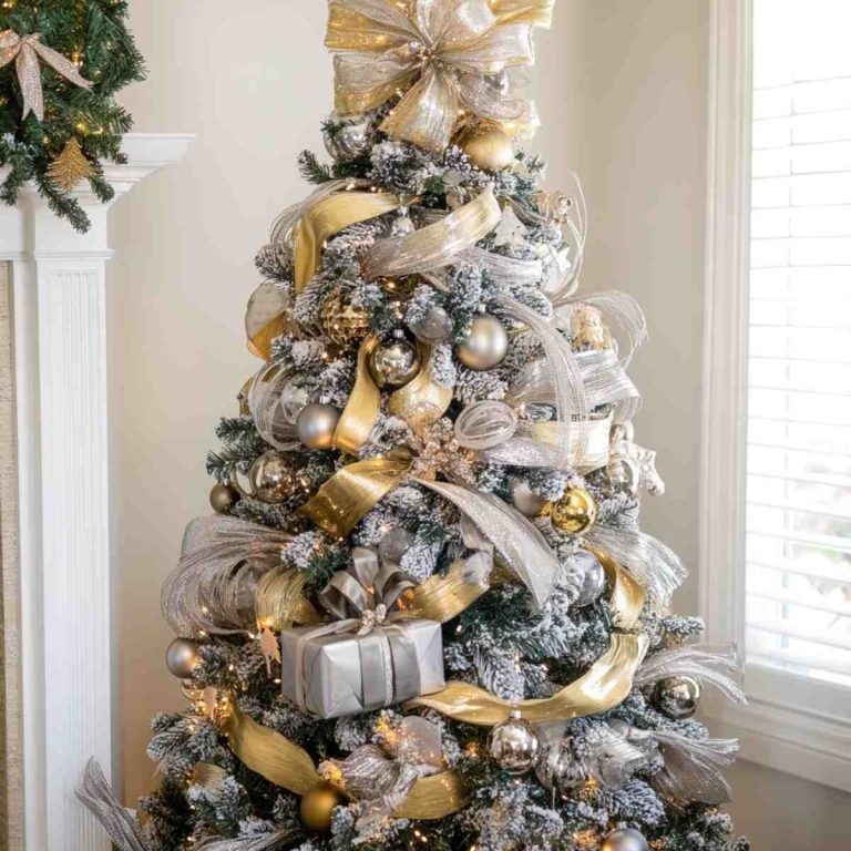 21 Unique Tree Ribbon Decorating Ideas to Dress Up Your Christmas Tree