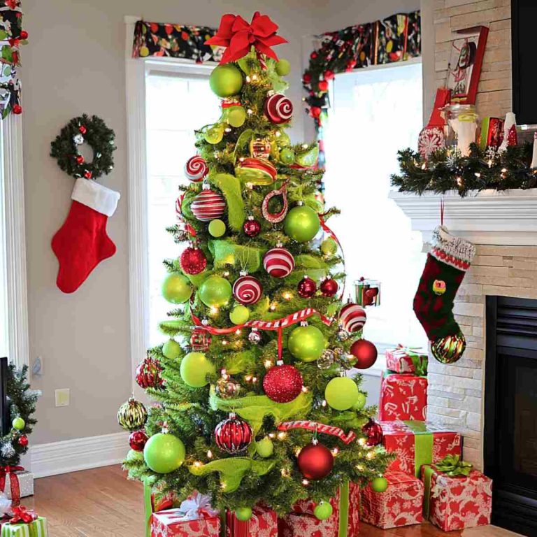 23 Grinch Christmas Tree Ideas That Spread Holiday Cheer!