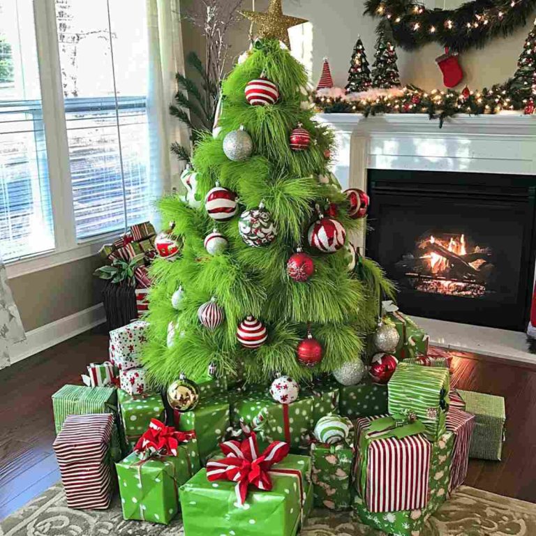 23 Grinch Christmas Tree Ideas That Spread Holiday Cheer!