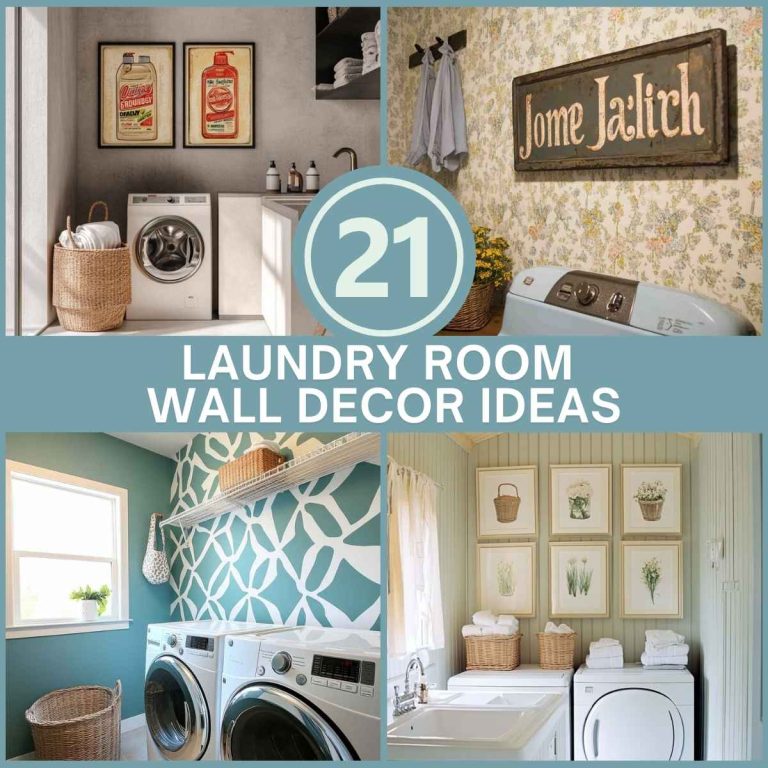 21 Inspiring Laundry Room Wall Decor Ideas