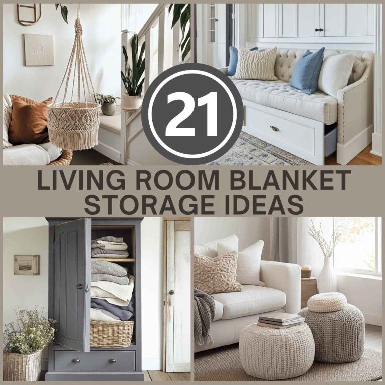 21 Genius Living Room Blanket Storage Ideas to Keep Your Space Cozy and ...