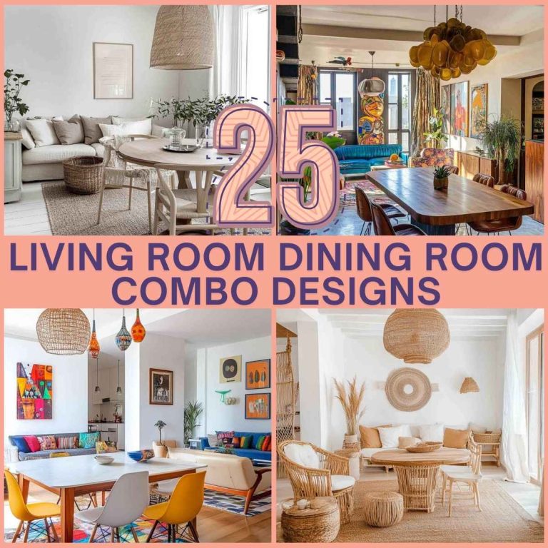 25 Stunning Living Room Dining Room Combo Designs for Every Style