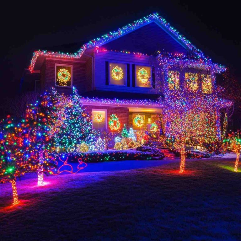 25 Creative Outdoor Christmas Lights Ideas for a Festive Glow!