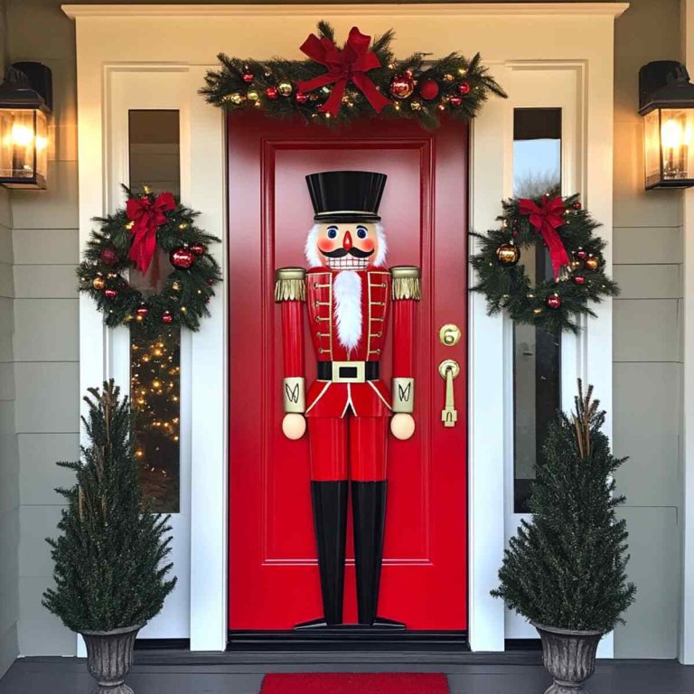 23 Festive Christmas Door Decorations Ideas to Welcome the Holidays