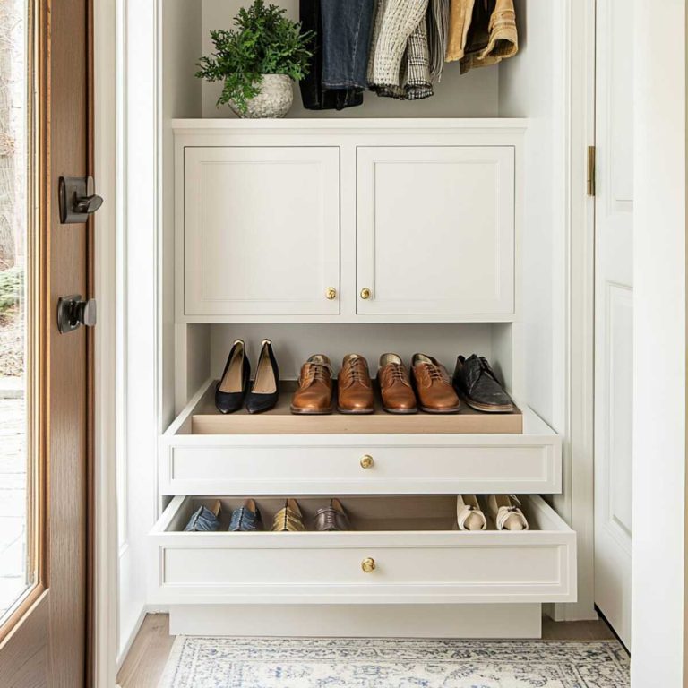 20 Genius Shoe Storage Ideas for Small Entryway