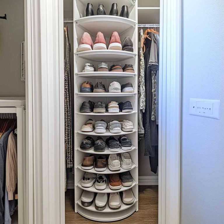 21 Space-Saving Shoe Organization Ideas for Small Closets