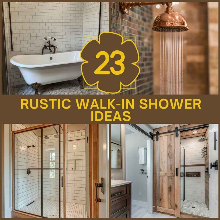 23 Rustic Walk In Shower Ideas for a Stylish Bathroom Makeover