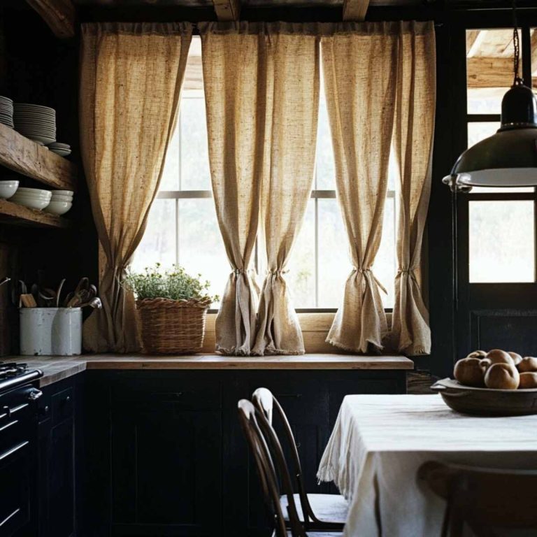 25 Stylish Kitchen Window Curtain Ideas to Upgrade Your Space