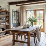 23 Simple and Stylish Farmhouse Dining Room Decor Ideas