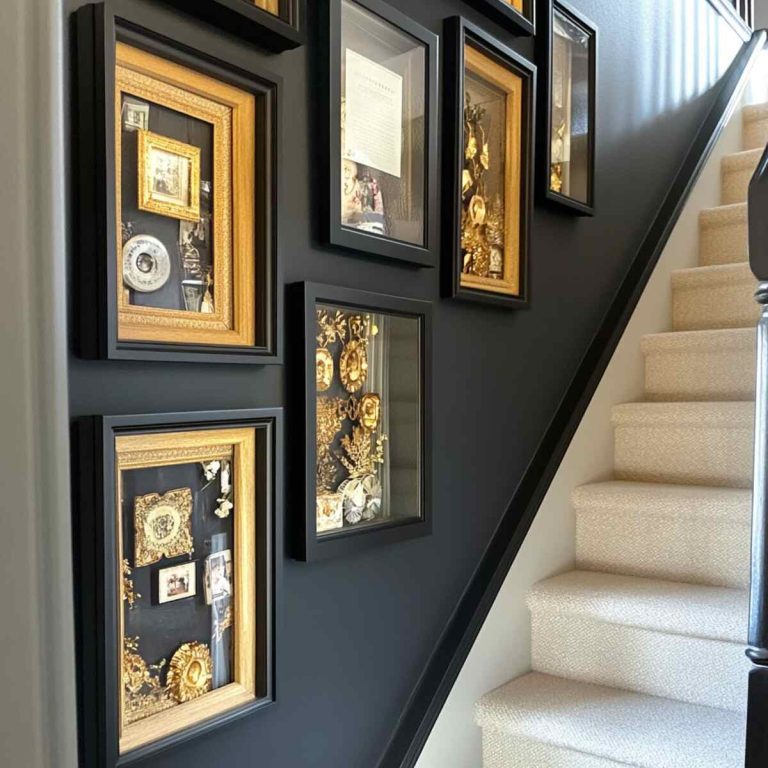23 Unique Stairs Wall Decor Ideas for a Stunning Home Makeover
